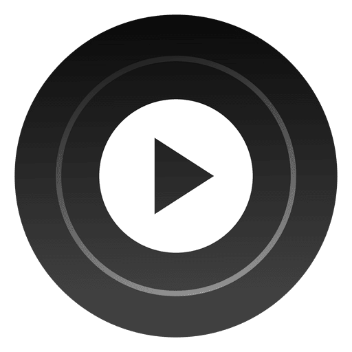 Play round button - Transparent PNG & SVG vector file