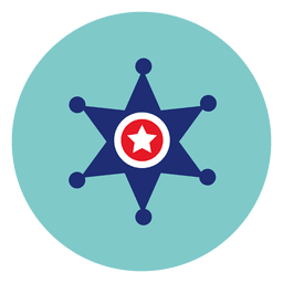 Star Round Icon PNG & SVG Design For T-Shirts