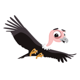 Geier-Cartoon PNG- Und SVG-Design Für T-Shirts