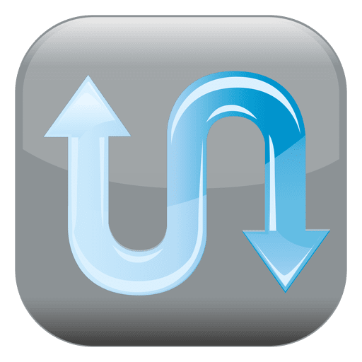 Icono de flecha en zig zag - Descargar PNG/SVG transparente