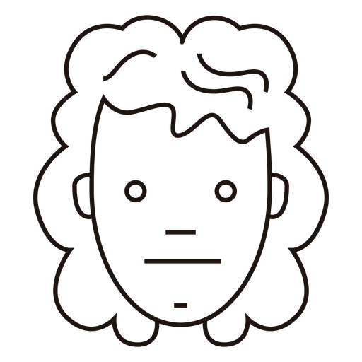 Sad Girl Outline - Transparent PNG & SVG vector file