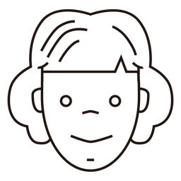 Young Girl Neutral Face PNG & SVG Design For T-Shirts