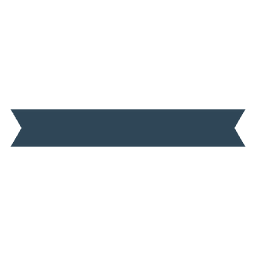 Simple Ribbon Navy Blue Label PNG & SVG Design For T-Shirts