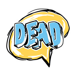 Karikatur Totes Slangwort PNG- Und SVG-Design Für T-Shirts