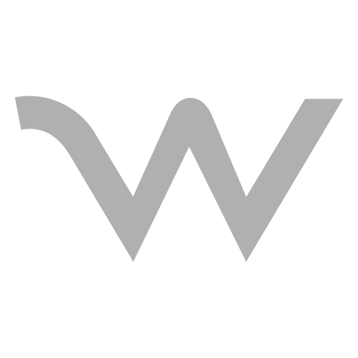 Sans serif w font - Transparent PNG & SVG vector file