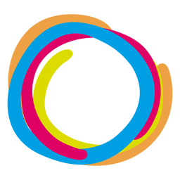 Colorful Paint Rings Icon PNG & SVG Design For T-Shirts