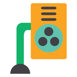 Flat Machine Icon PNG & SVG Design For T-Shirts