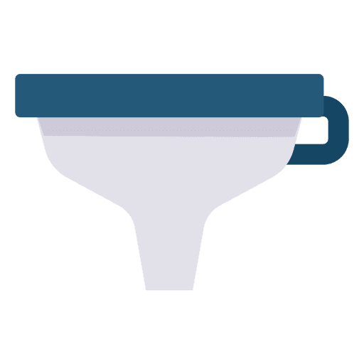 Icono de embudo gris - Descargar PNG/SVG transparente