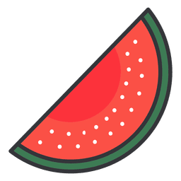 Watermelon Color Icon PNG & SVG Design For T-Shirts