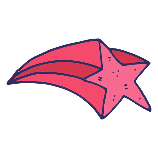 Flying star cartoon - Transparent PNG & SVG vector file