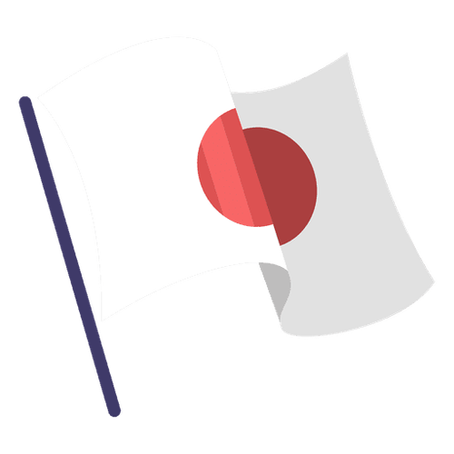 Japanese Flag Icon Transparent Japan JPN Flag Icon | Citypng