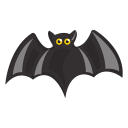 Diseño PNG Y SVG De Dibujos Animados De Murciélago Negro Para Camisetas