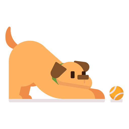 Dog playing - Transparent PNG & SVG vector file