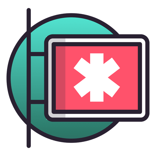 Medical signpost - Transparent PNG & SVG vector file