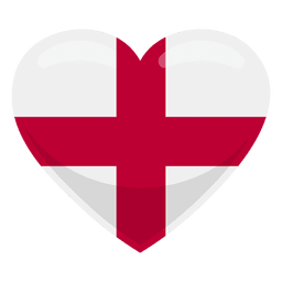 England Heart Flag PNG & SVG Design For T-Shirts