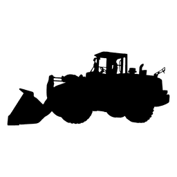 Front Loader Silhouette Transparent PNG & SVG Vector