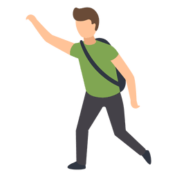 Student Rising Hand Illustration PNG & SVG Design For T-Shirts