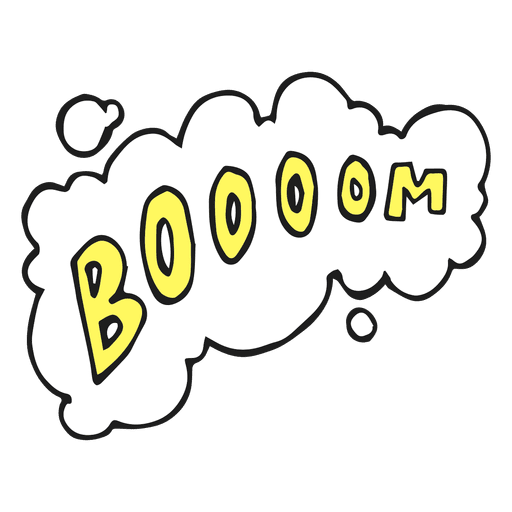 Boom illustration - Transparent PNG & SVG vector file