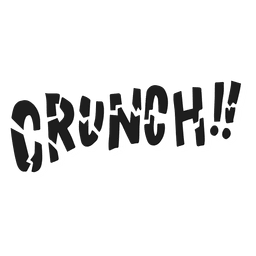 Crunch Illustration PNG & SVG Design For T-Shirts