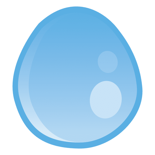 Water drop round illustration - Transparent PNG & SVG vector file
