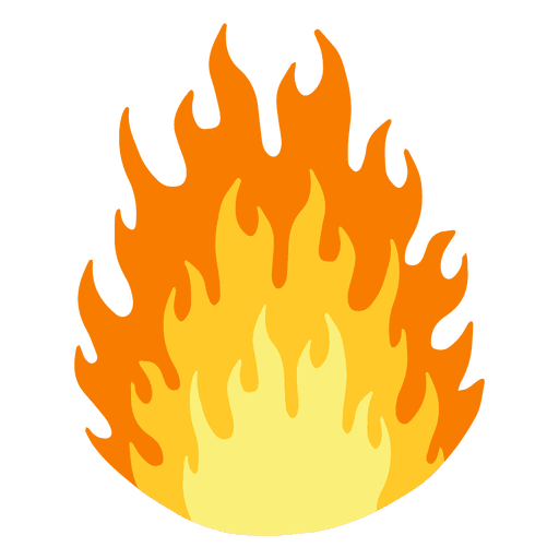 Feuer Cartoon - Transparenter PNG und SVG-Vektor
