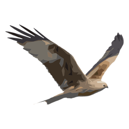 Flaches Design des australischen Falken - Transparenter PNG und SVG-Vektor