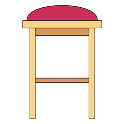 Bar Stool Cartoon Transparent PNG & SVG Vector