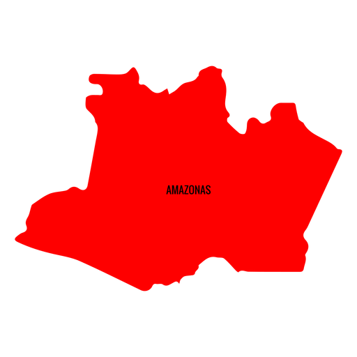 Mapa do estado do Amazonas - Baixar PNG/SVG Transparente