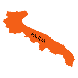 Diseño PNG Y SVG De Mapa De La Región De Apulia Para Camisetas