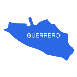 Guerrero State Map Transparent PNG & SVG Vector