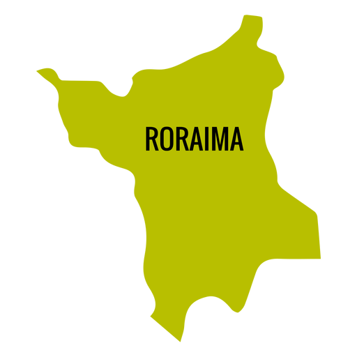 Mapa del estado de roraima - Descargar PNG/SVG transparente