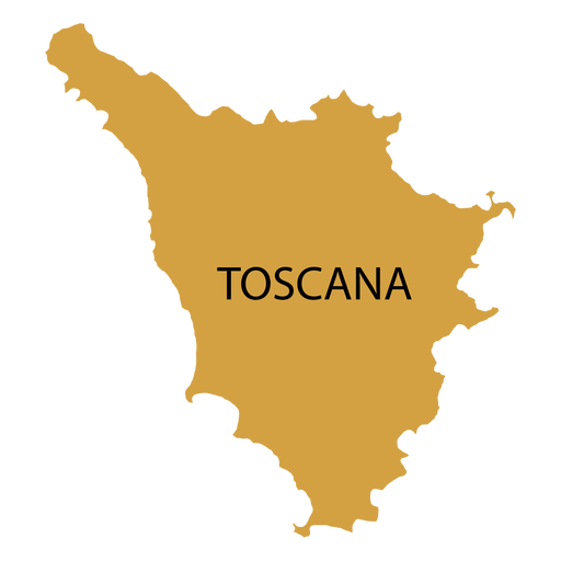 Toskana Region Karte - Transparenter PNG und SVG-Vektor