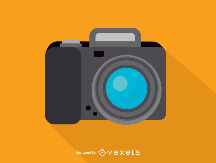 Icono De Cámara De Fotos Digital - Descargar Vector Icono De Cámara De Fotos Digital - Descargar Vector