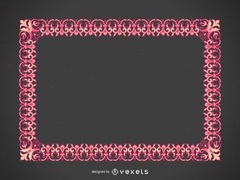 Roter Bilderrahmen - Vektor Download