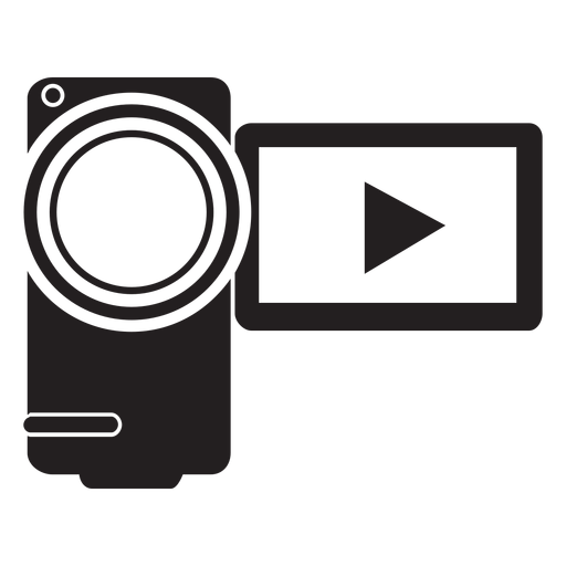 Handycam camcorder flat icon - Transparent PNG & SVG vector file