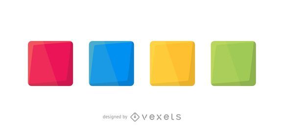 Colorful Squares Set Vector Download