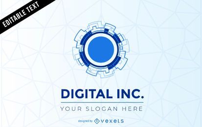 Digital Inc Logo Template Vector Download
