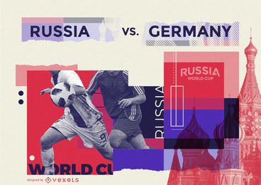 Football Match Preview Screen Vector Download