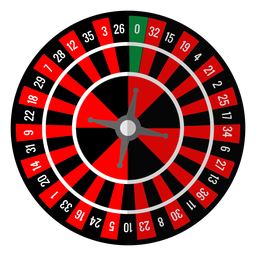 Diseño PNG Y SVG De Icono De Rueda De Ruleta Para Camisetas