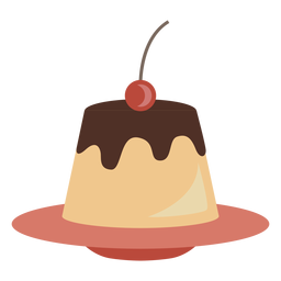 Creme Caramel Icon PNG & SVG Design For T-Shirts