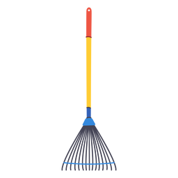 Garden Leaf Rake Icon PNG & SVG Design For T-Shirts