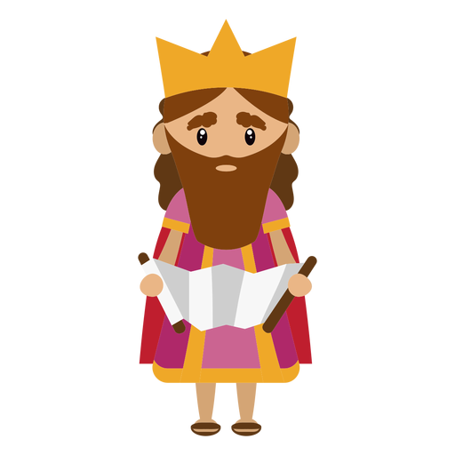 Ilustración de personaje de Rey David - Descargar PNG/SVG transparente