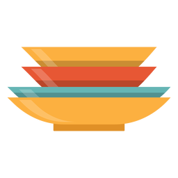 Stack Of Plates Icon PNG & SVG Design For T-Shirts