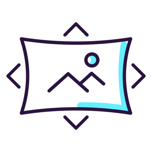 Augmented reality picture icon - Transparent PNG & SVG vector file