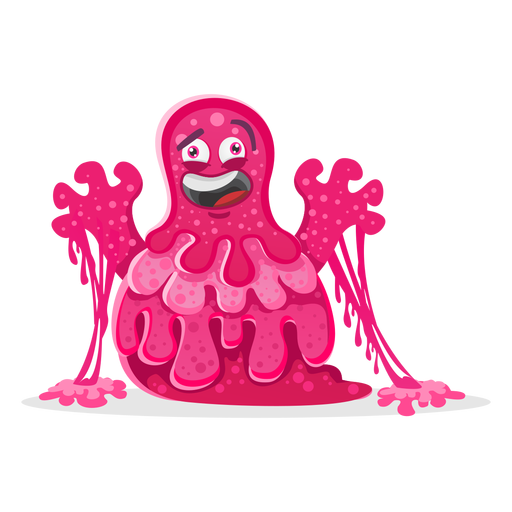 Sludge monster illustration - Transparent PNG & SVG vector file