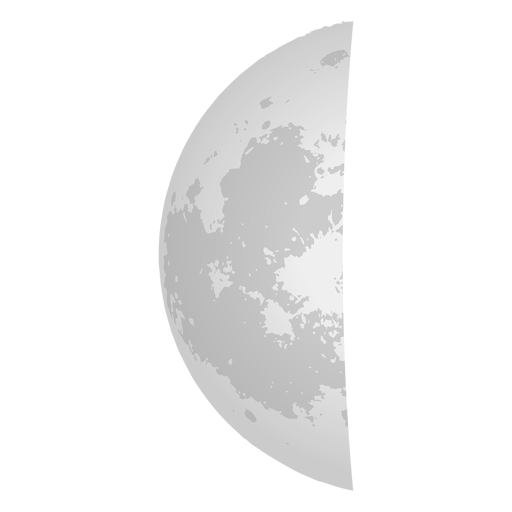 Ícone de lua minguante - Baixar PNG/SVG Transparente