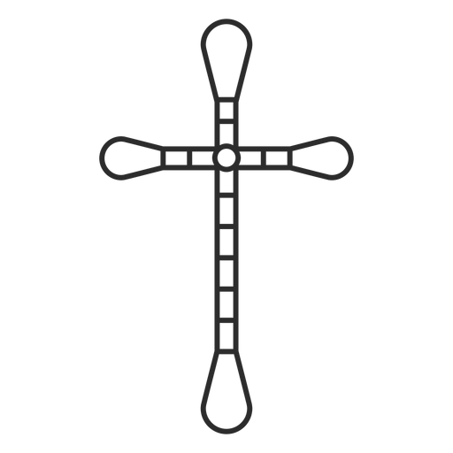 Kreuz religiöse Ikone - Transparenter PNG und SVG-Vektor