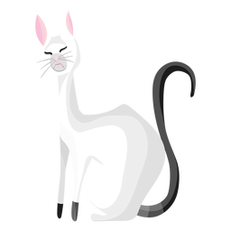 Disgusted Cat Illustration PNG & SVG Design For T-Shirts