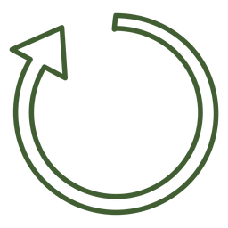 Clockwise Arrow Icon PNG & SVG Design For T-Shirts