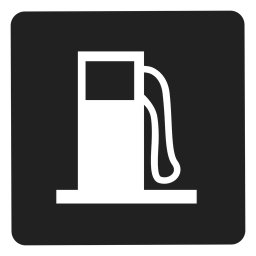Gasoline tank square icon - Transparent PNG & SVG vector file